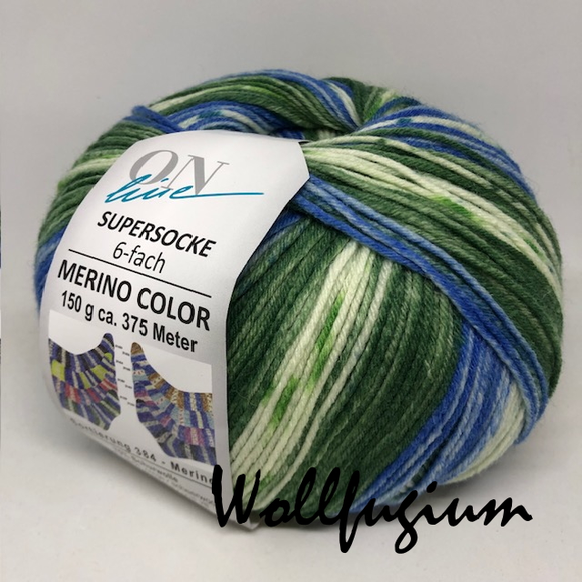 ONline Supersocke 6-fach Sort. 384 Merino Color 3159