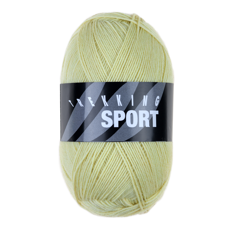 Atelier Zitron Sockenwolle Trekking Sport 4-fach Uni 1513 pastellgrün